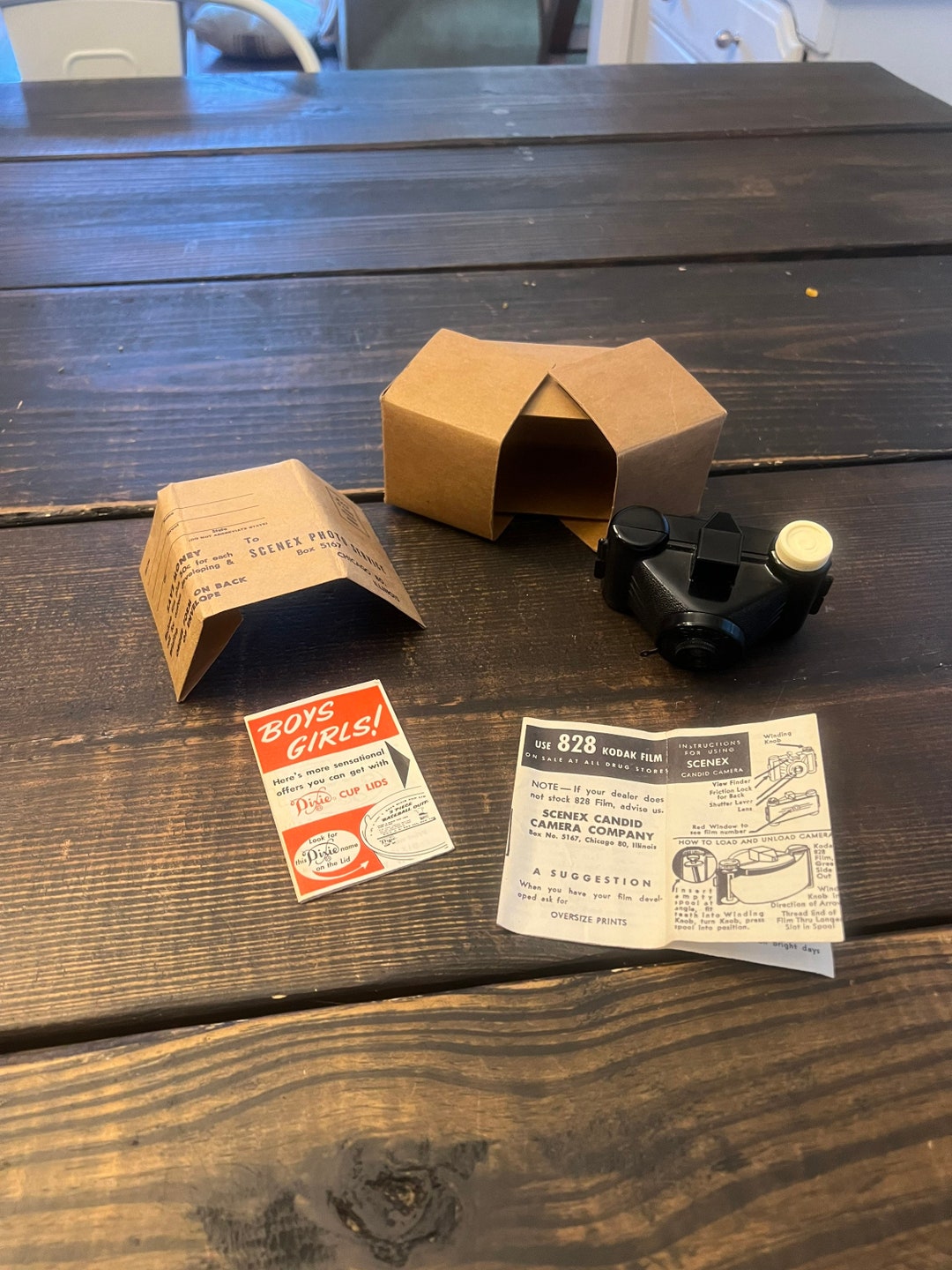 Vintage Scenex Candid Camera With All Original Paperwork Mailer - Etsy