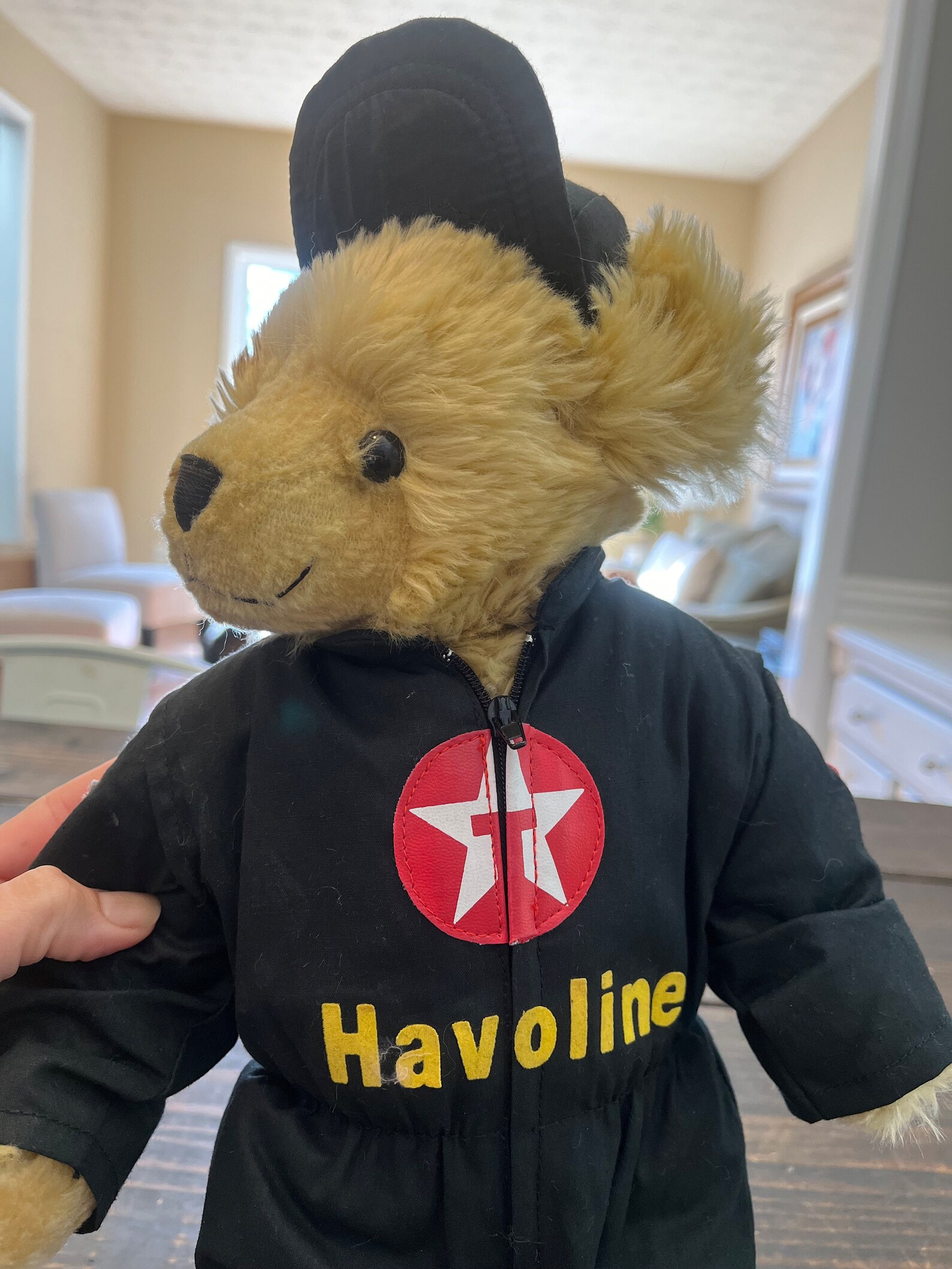 Vintage Plush Bear Speedy Racing Texaco Havoline Pit Crew Jump Suit 4th ...