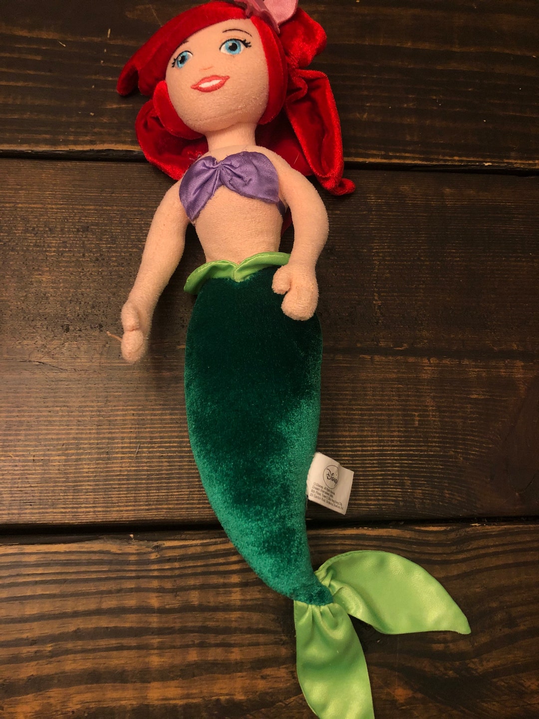 Disney Store Ariel the Little Mermaid Princess Plush Toy Kid Stuffed ...