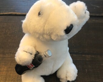 Coca Cola Plush Bear | Etsy