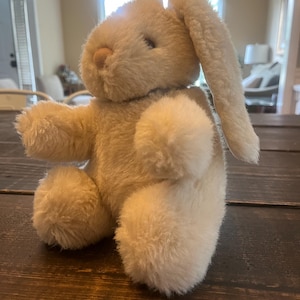 Vintage 1987 Applause Bunny Rabbit Plush Stuffed Animal - Etsy