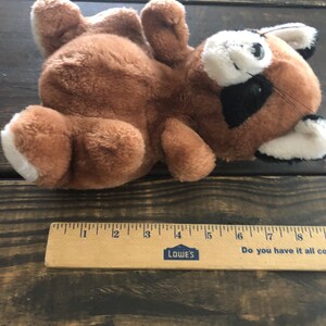 Vintage 1979 Rufus Raccoon Hand Puppet Russ Berrie Stuffed Plush Puppet ...