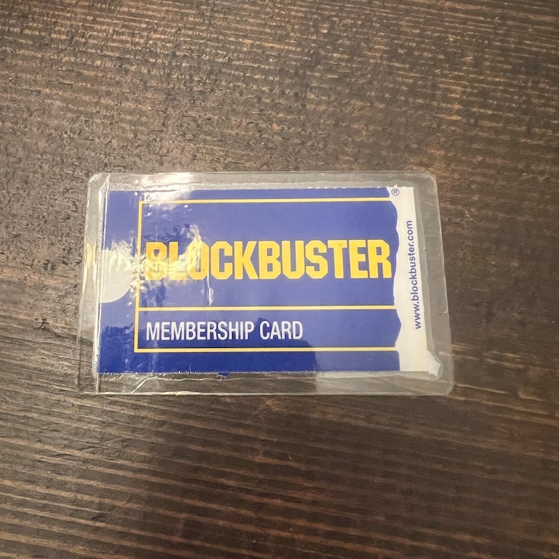Blockbuster Membership Card - Etsy