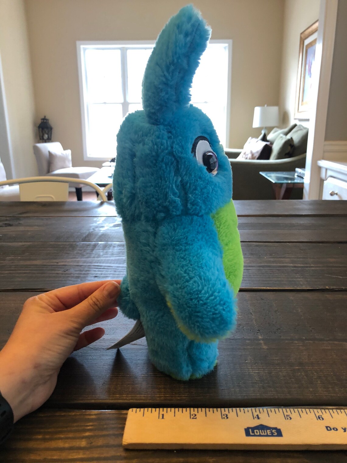 Disney Pixar Toy Story 4 Bunny Rabbit Stuffed Plush Green and | Etsy