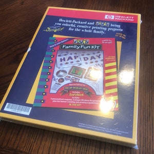 Vintage HP Home Project Kit Disney 101 Dalmations Print Studio Hewlett ...
