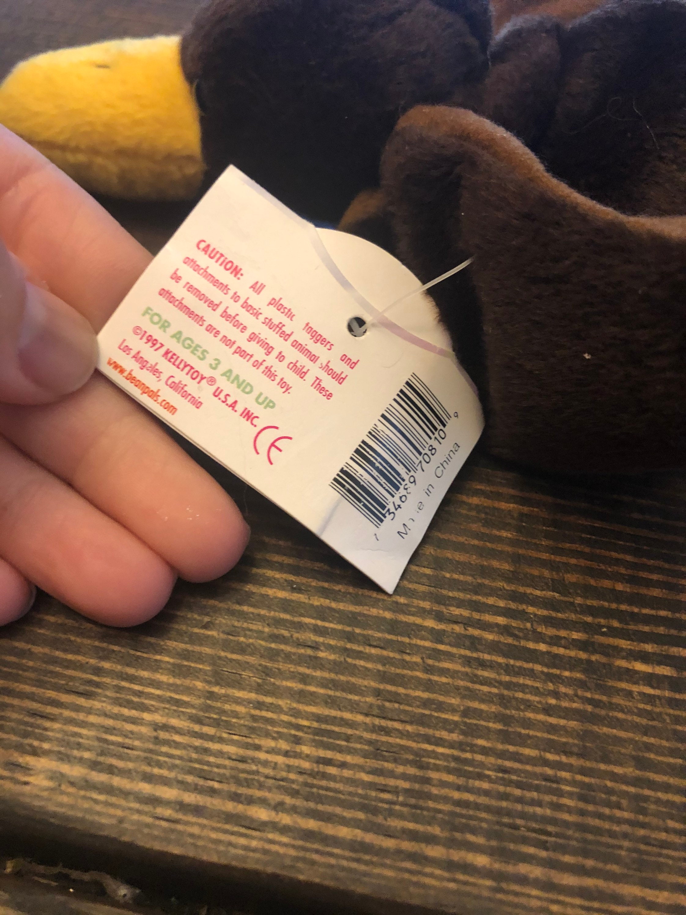 Kelly Toy Happy Plush Stuffed Animal Bean Pals With tag - Etsy