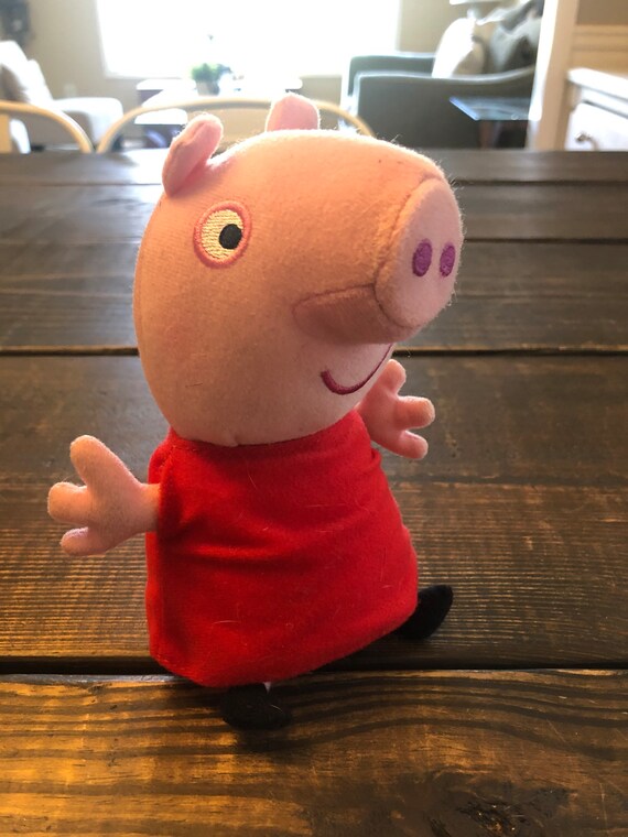 Nickelodeon Peppa Pig Pink Plush Stuffed Animal - Etsy