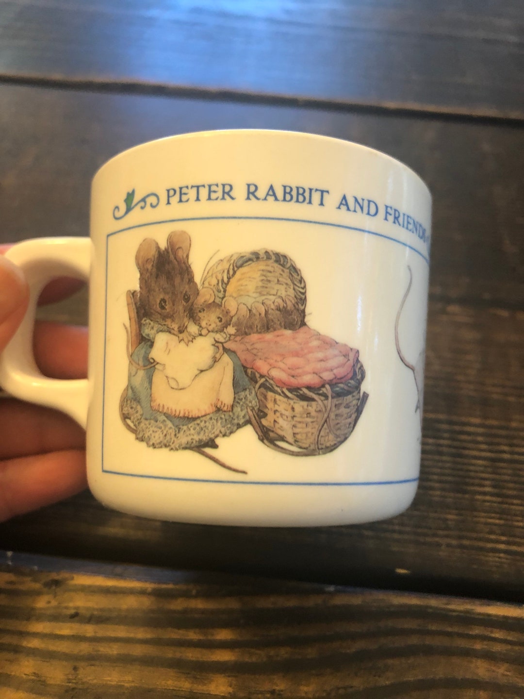 Vintage Eden Peter Rabbit and Friends Mug - Etsy