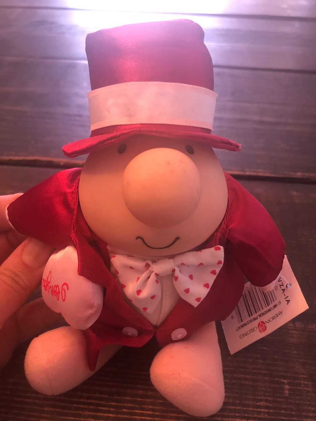 Vintage Ziggy Plush in Red Suit Valentine Outfit Tom Wilson Stuffed Toy ...