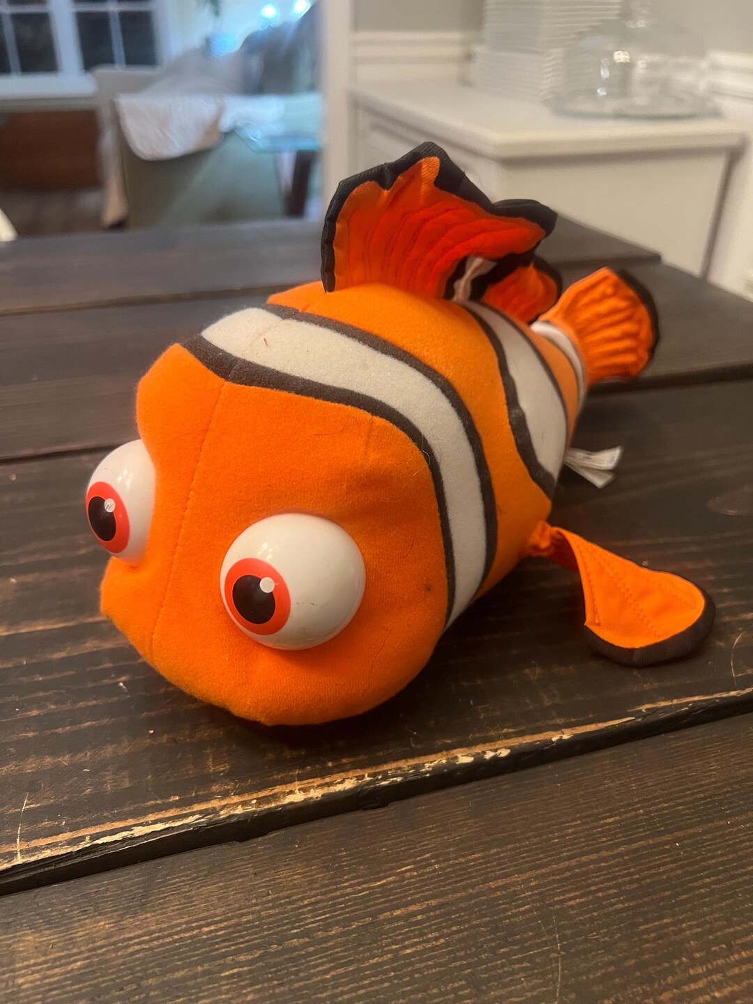 Disney Finding Nemo 13" HIGH Five Talking NEMO Plush Clown Fish Toy ...