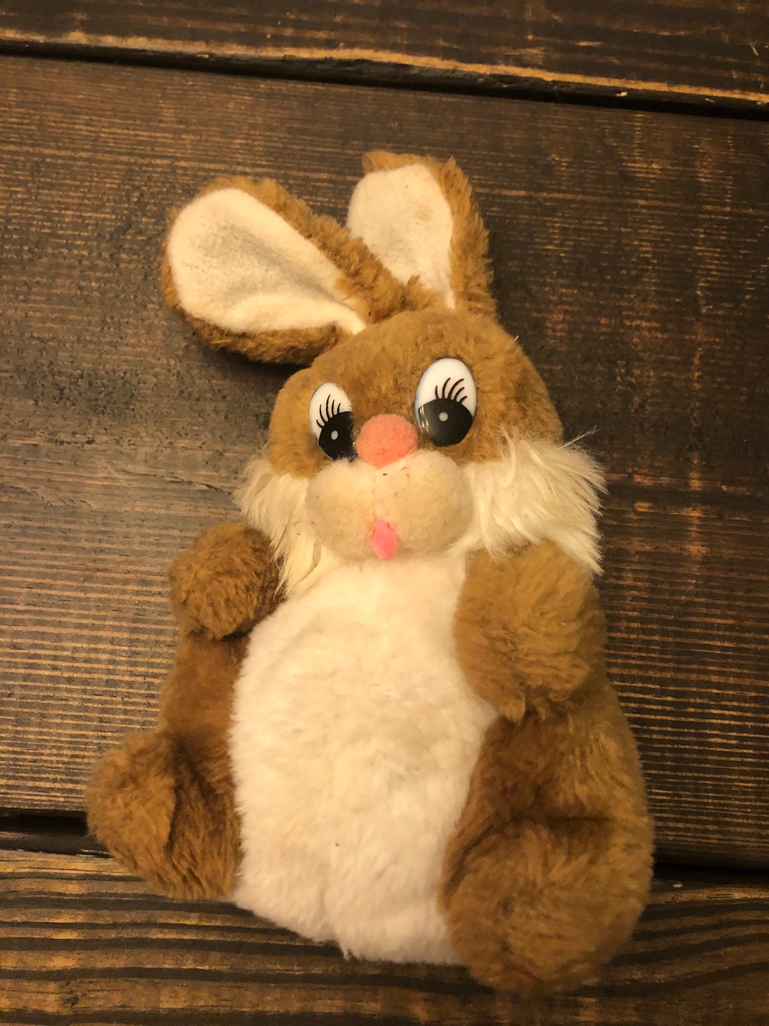 Vintage 1970’s Bunny Rabbit Plush Stuffed Animal Carnival Toy - Etsy