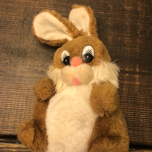 Vintage 1970’s Bunny Rabbit Plush Stuffed Animal Carnival Toy - Etsy