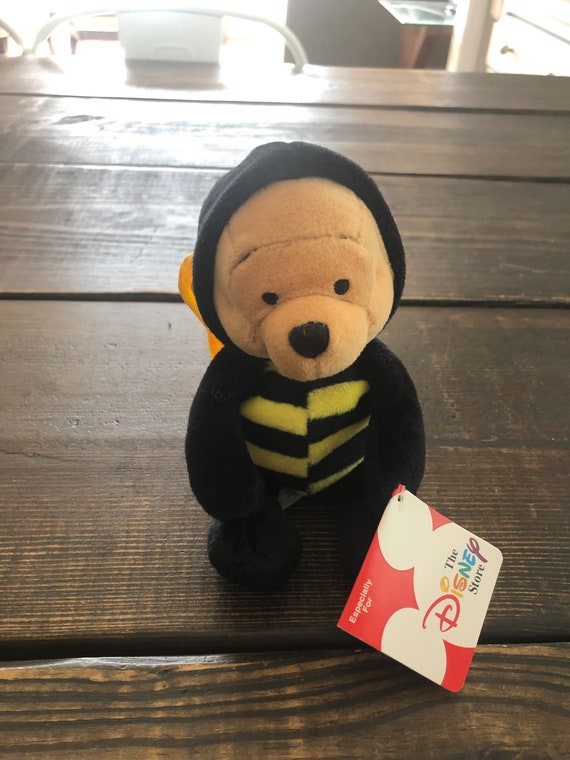 The Disney Store Bumble Bee Winnie the Pooh Beanie Plush | Etsy