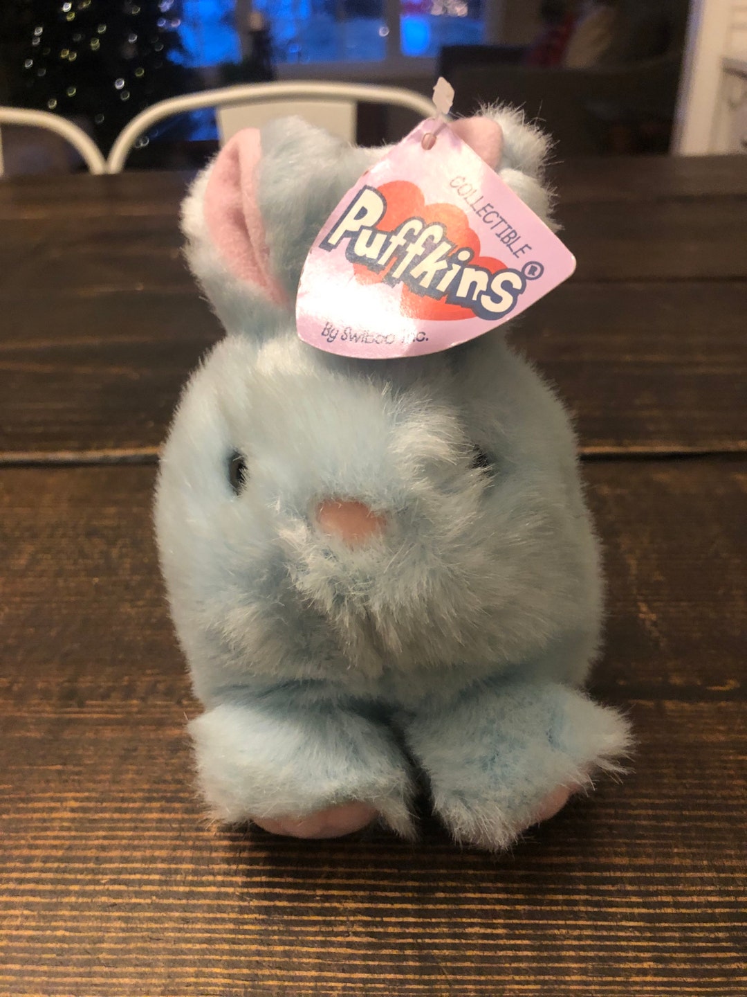 Limited Edition Vintage Puffkins Plush Buddy Easter Bunny Stuffed ...