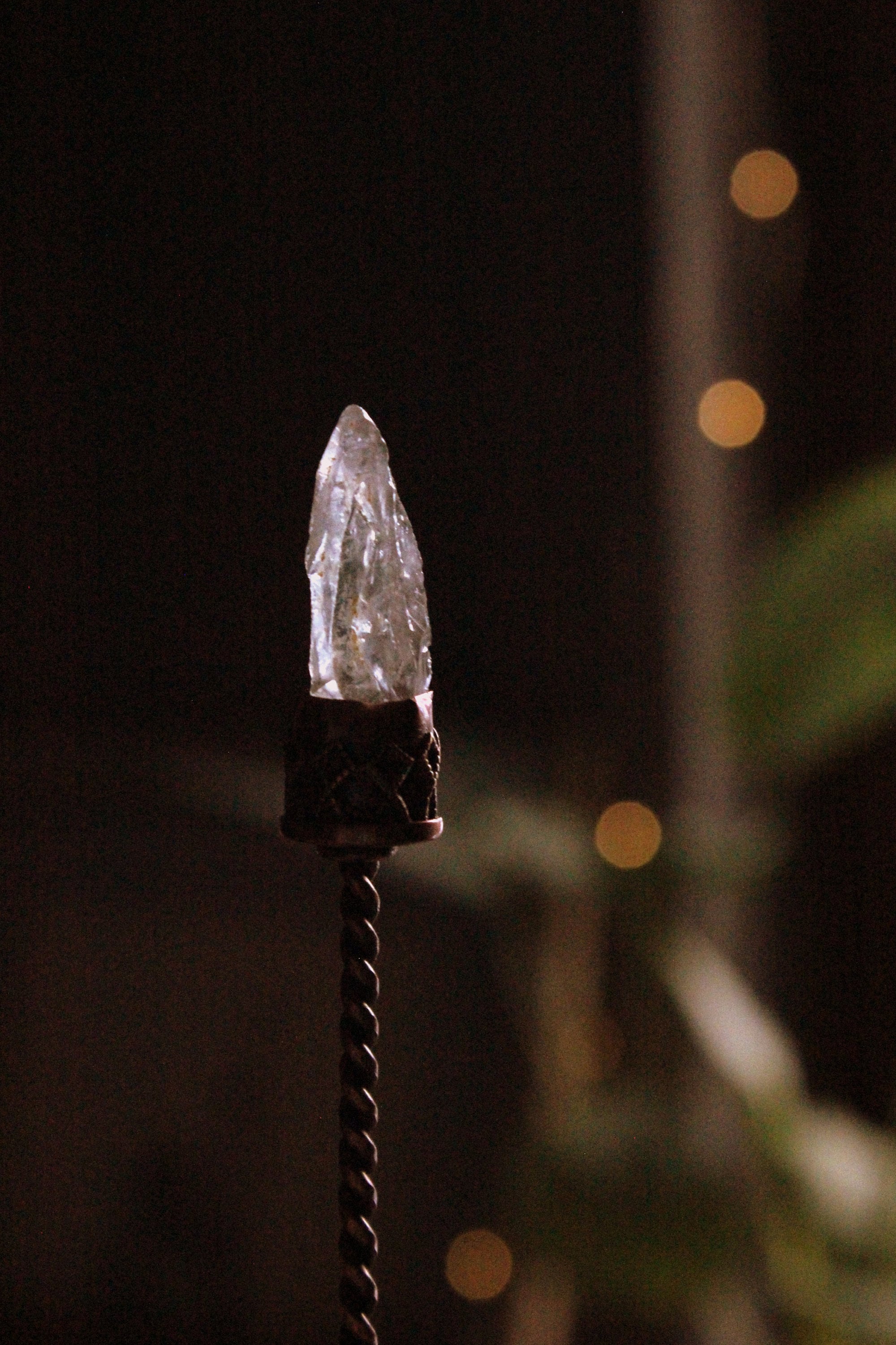 Coffee tea spoon magic wand spoon kitchenware hammered | Etsy