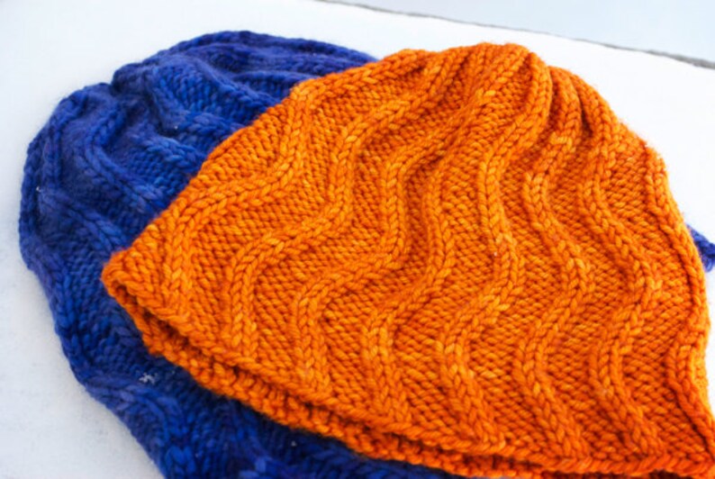 Snow Day Knit Hat Pattern - Etsy