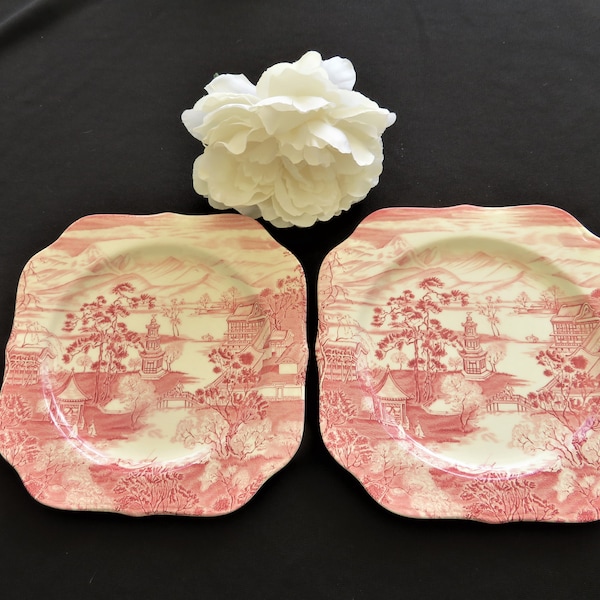 Pink Transferware - Etsy