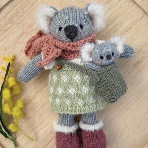 The Australian Koala Pattern Mrs Wattle and Baby Blossom - Etsy