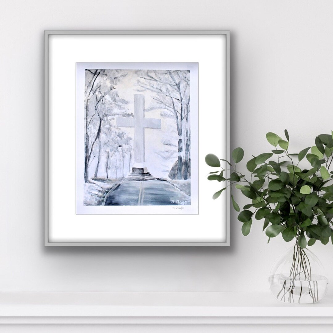 Sewanee Memorial Cross Art Print: University of the South Giclee Print ...