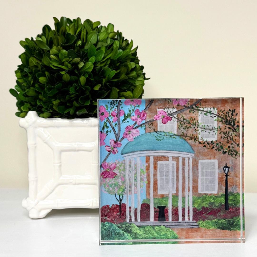 UNC Old Well Acrylic Block: UNC Tarheels Graduatiion - Etsy
