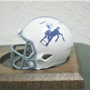 Baltimore Colts Throwback Custom Helmet Pocket Pro Red Retro Unitas ...