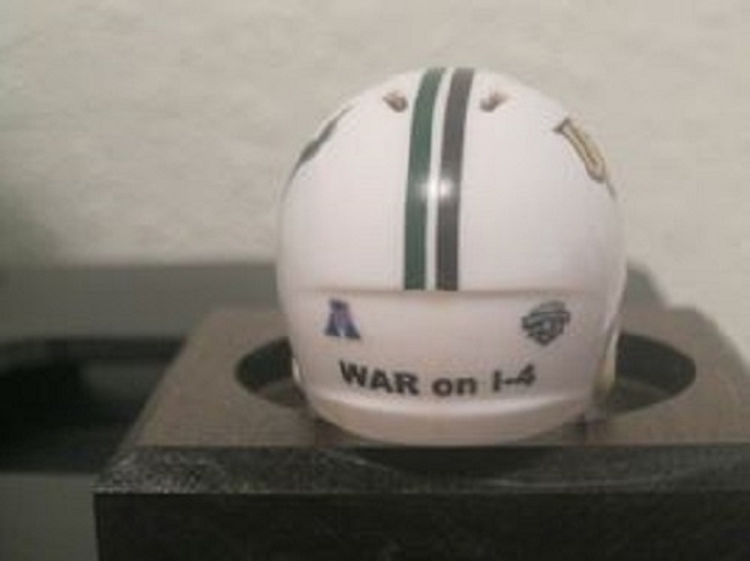 School Rivalry Helmet UCF USF Custom Helmet Pocket Pro Red Retro ...