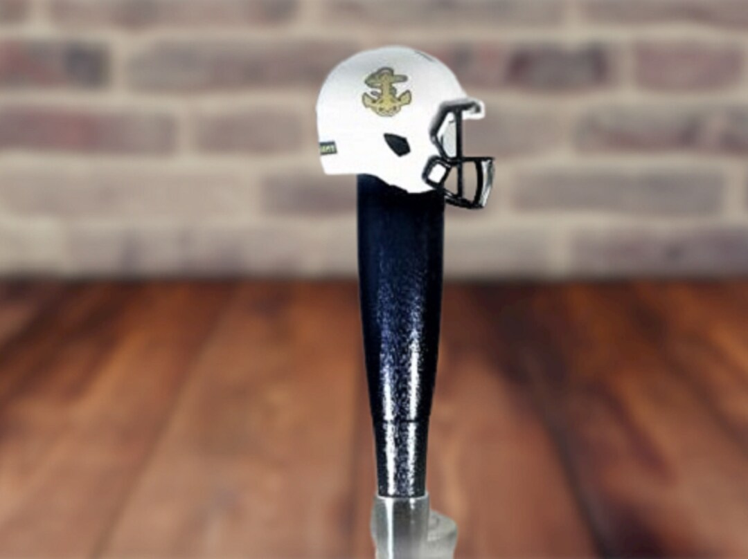 Navy Midshipman Beer Tap Handle, Retro Football Helmet Kegerator ...