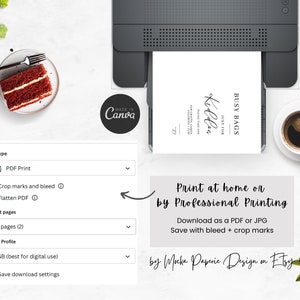 Busy Bags Wedding Sign, Modern Wedding Signage, Kids Table, Games ...