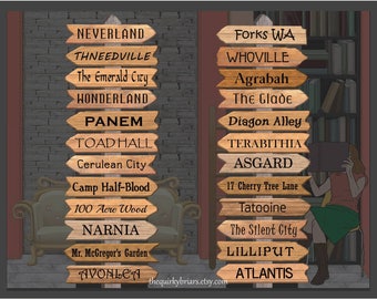 Fictional places | Etsy