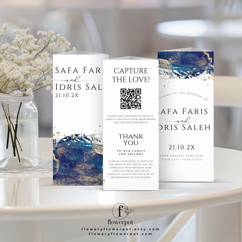 Trifold Wedding Program Template, Islamic Wedding Program the Nikkah ...