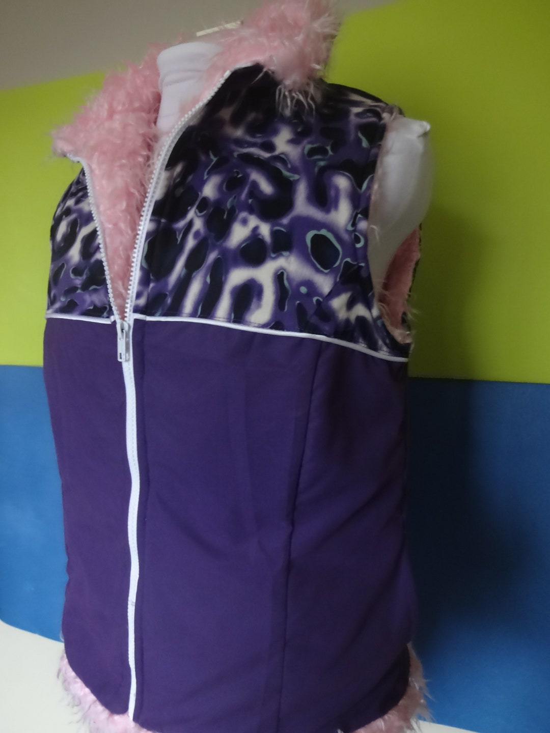 Fur Trimmed Rave Vest - Etsy