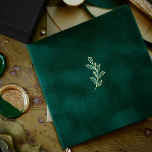 Luxurious Christmas Greeting Card / Velvet Card / Elegant Christmas ...