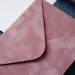 Velvet Envelope / Royal Red Velvet / Wedding Envelope / C6 Size ...
