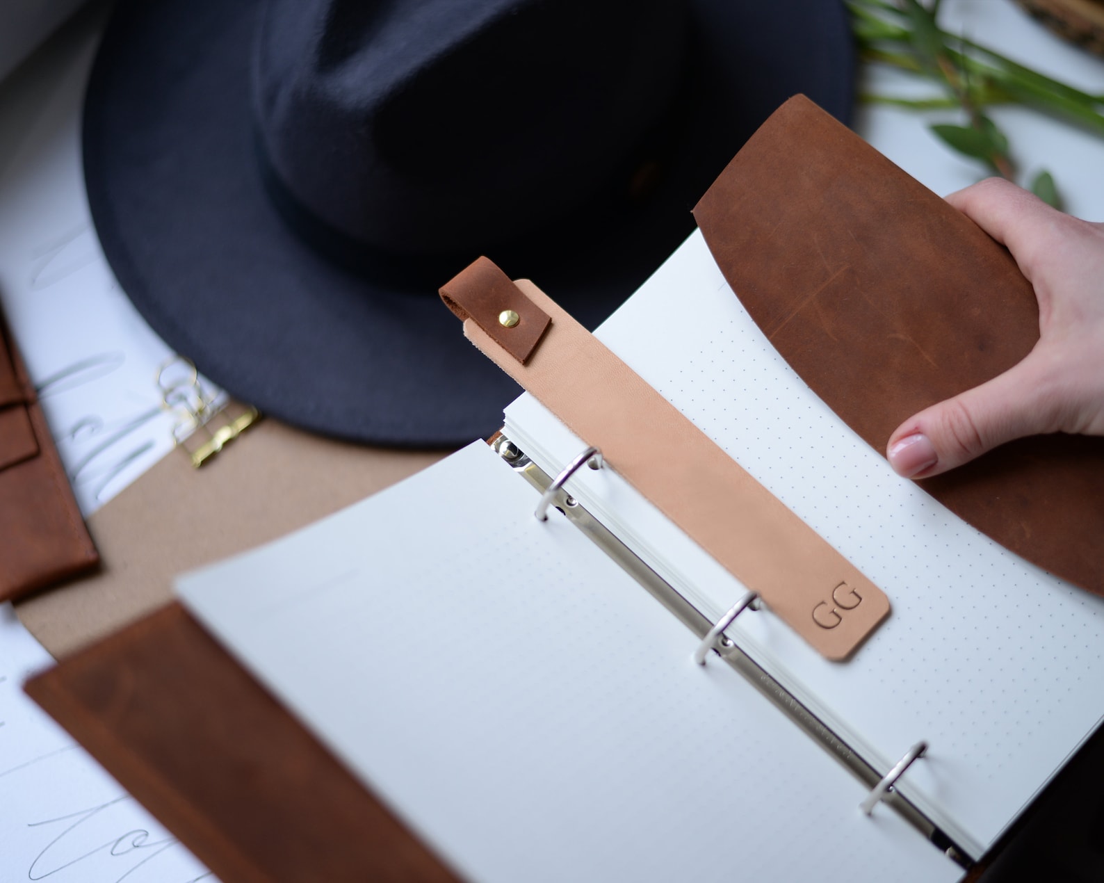 Personalized Leather Bookmark / Customized Bookmark / Embossed - Etsy