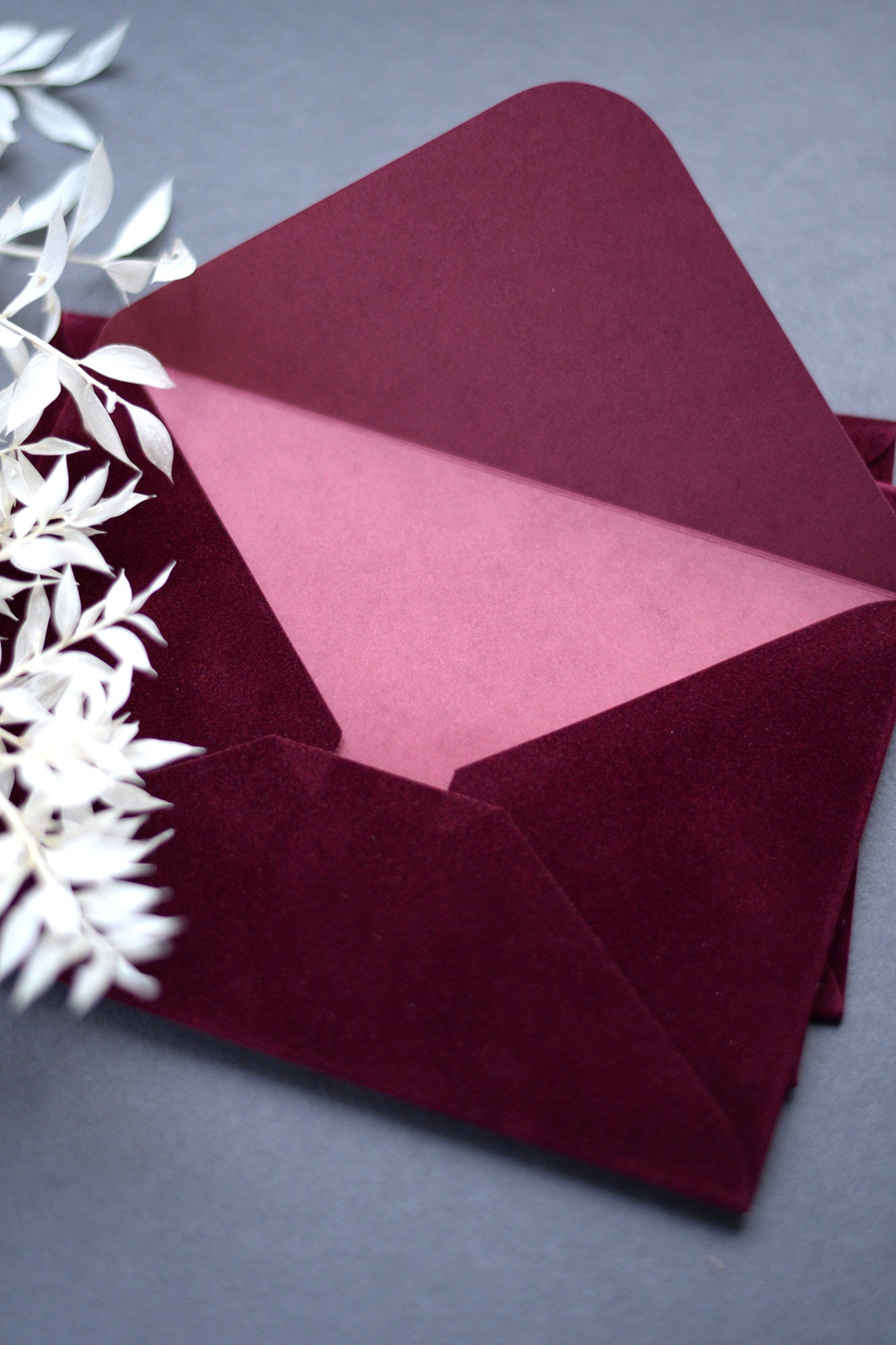 Velvet Envelope / Wine Velvet / Wedding Envelope / C6 Size/ - Etsy Canada