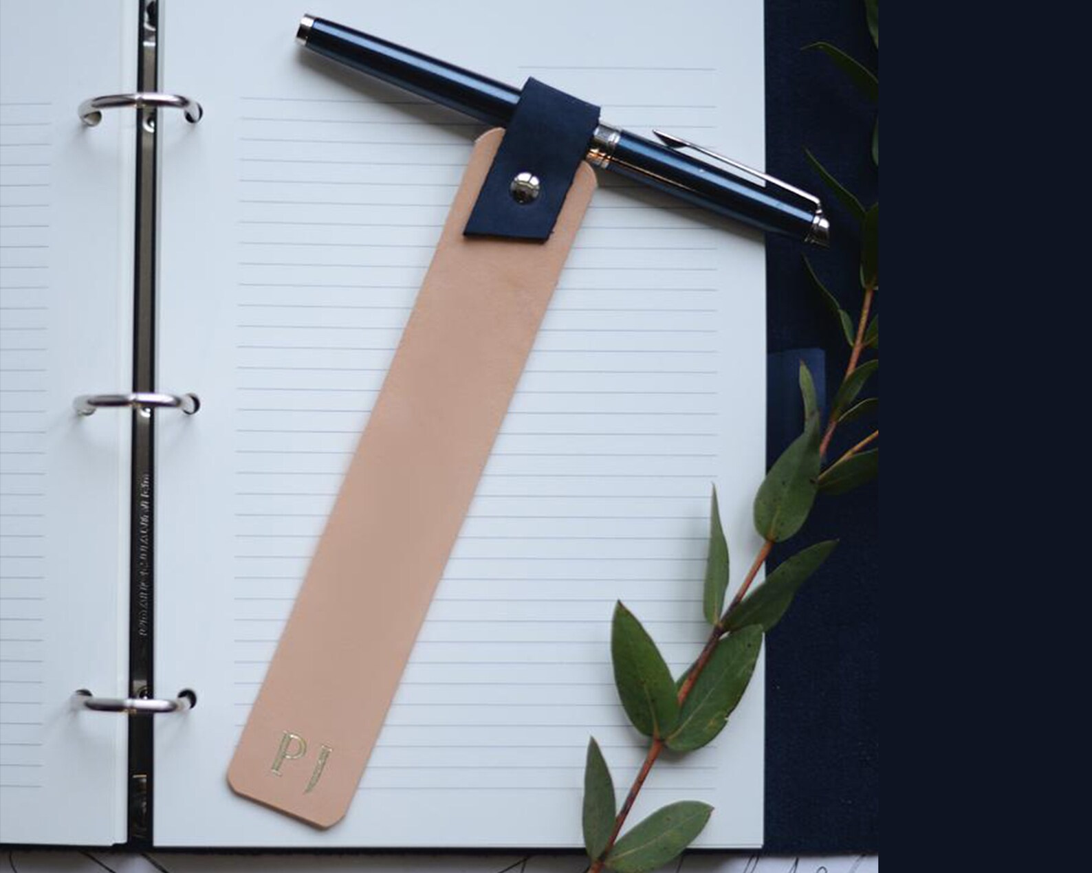 Personalized Leather Bookmark / Customized Bookmark / Embossed - Etsy