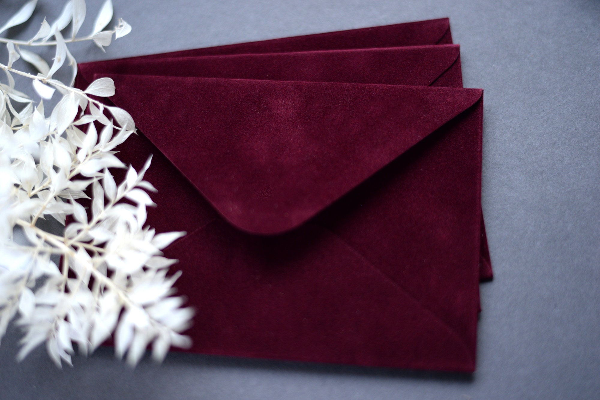 Velvet envelope / wine velvet / wedding envelope / gift | Etsy