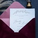 Shades of Red Velvet Envelopes: Sample Pack of 3 / Wedding - Etsy