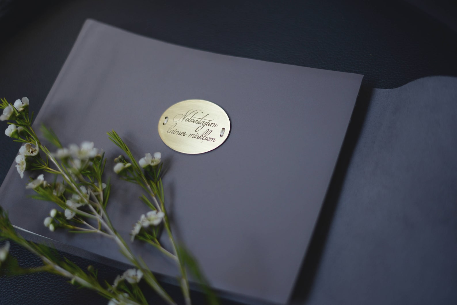 Customized Photo Album in Smooth Leather Covers // - Etsy