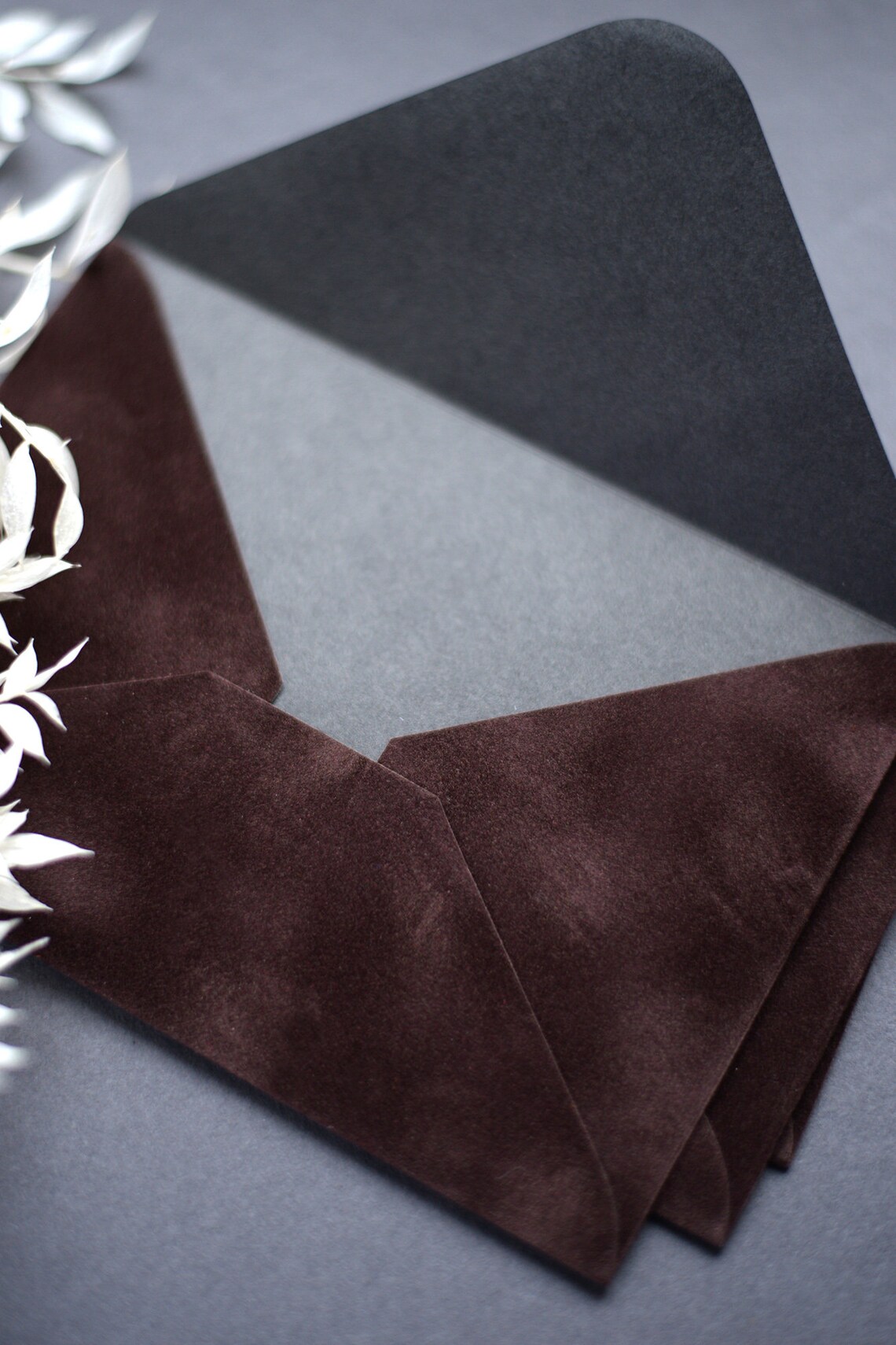 Velvet envelope / brown velvet / wedding envelope / gift | Etsy