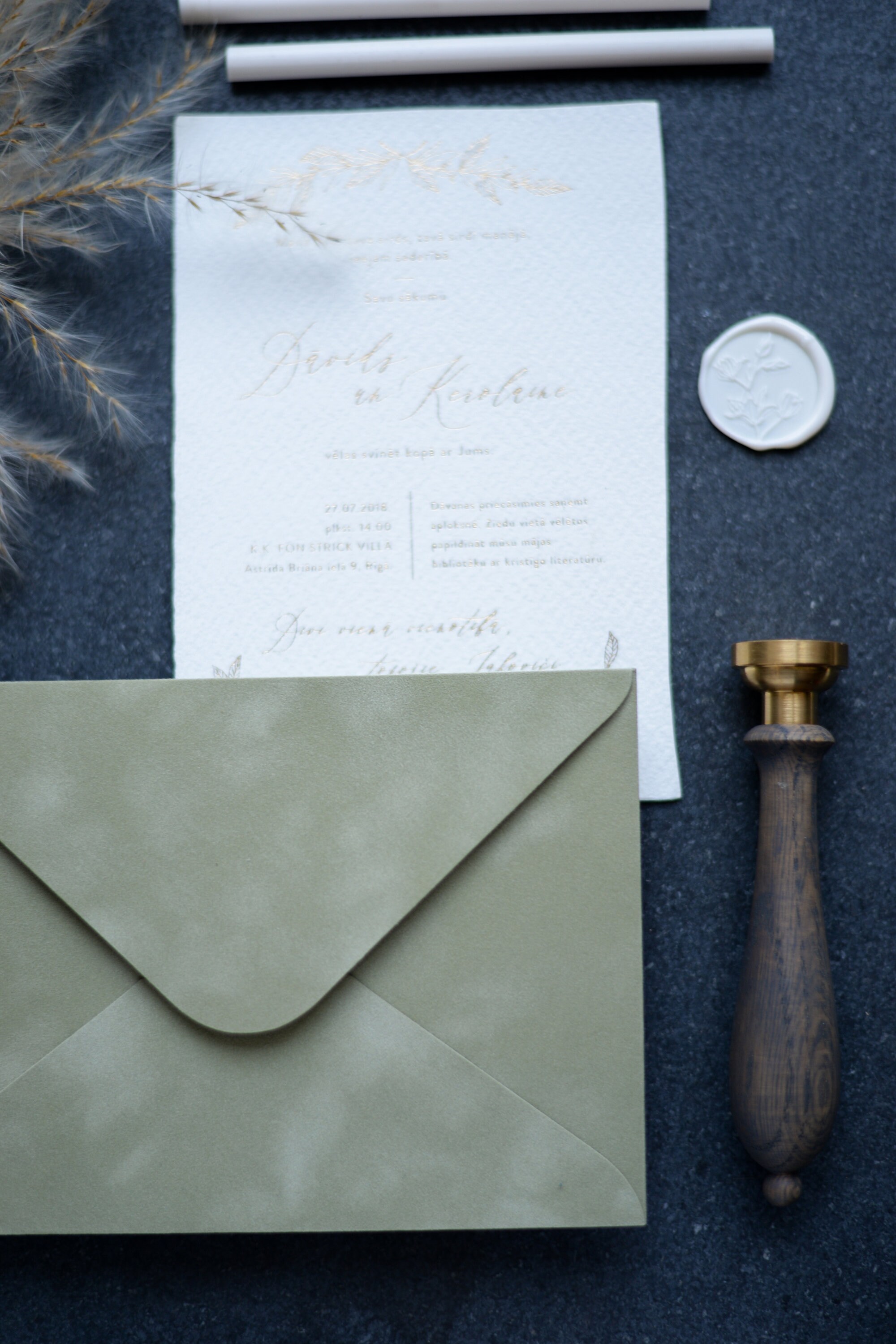 Light Olive Velvet Envelope, C6 Wedding Invitation Envelope - Etsy