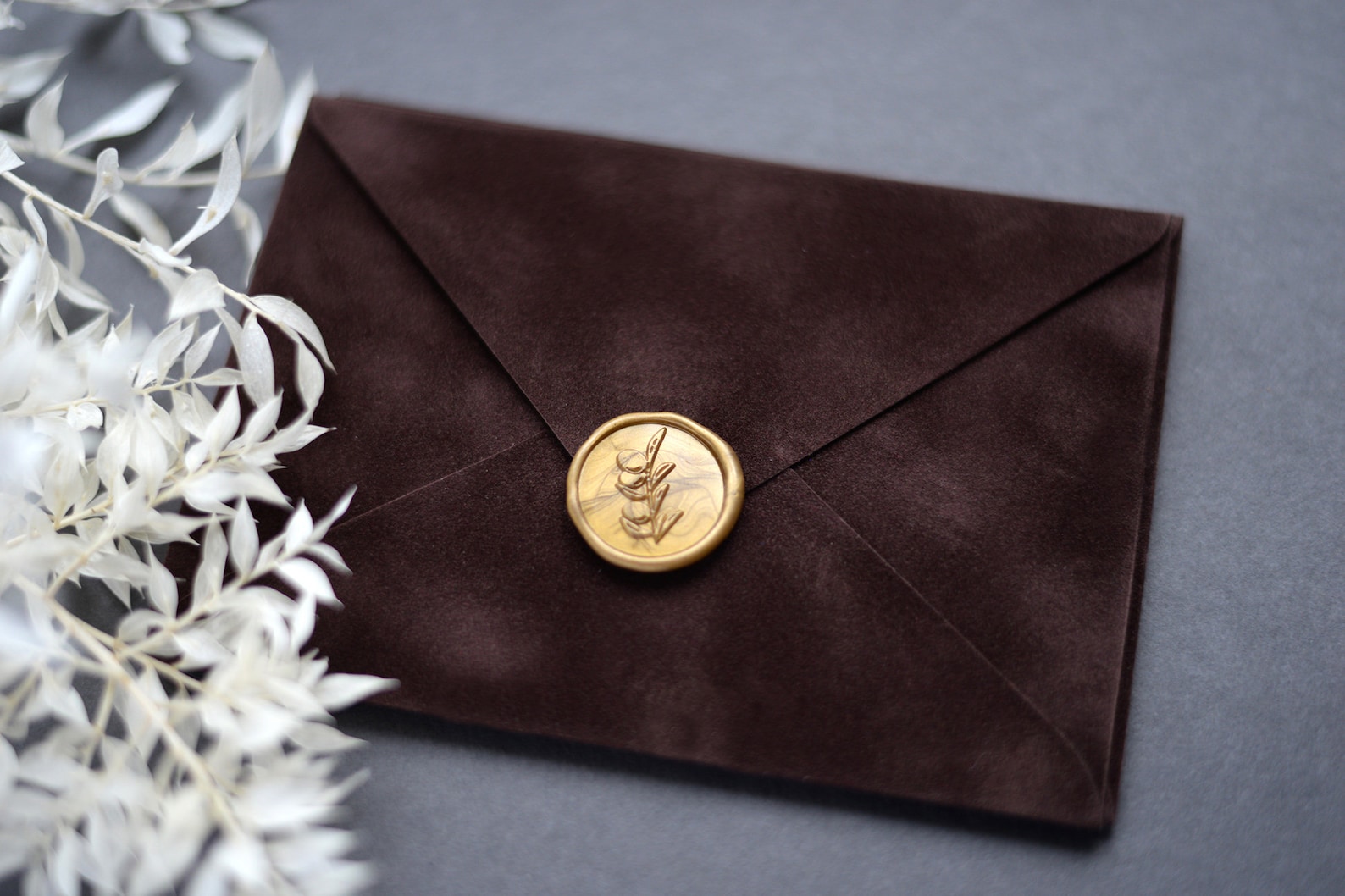 Velvet Envelope / Brown Velvet / Wedding Envelope / C6 Size/ - Etsy