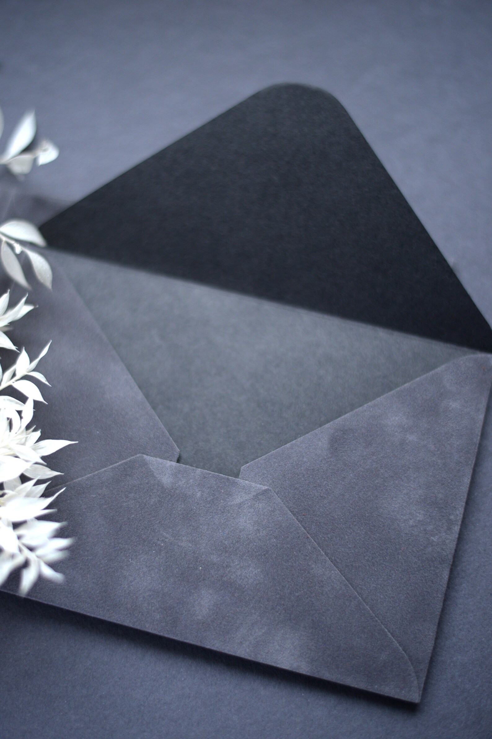 Velvet Envelope / Grey Velvet / Wedding Envelope / C6 Size/ - Etsy