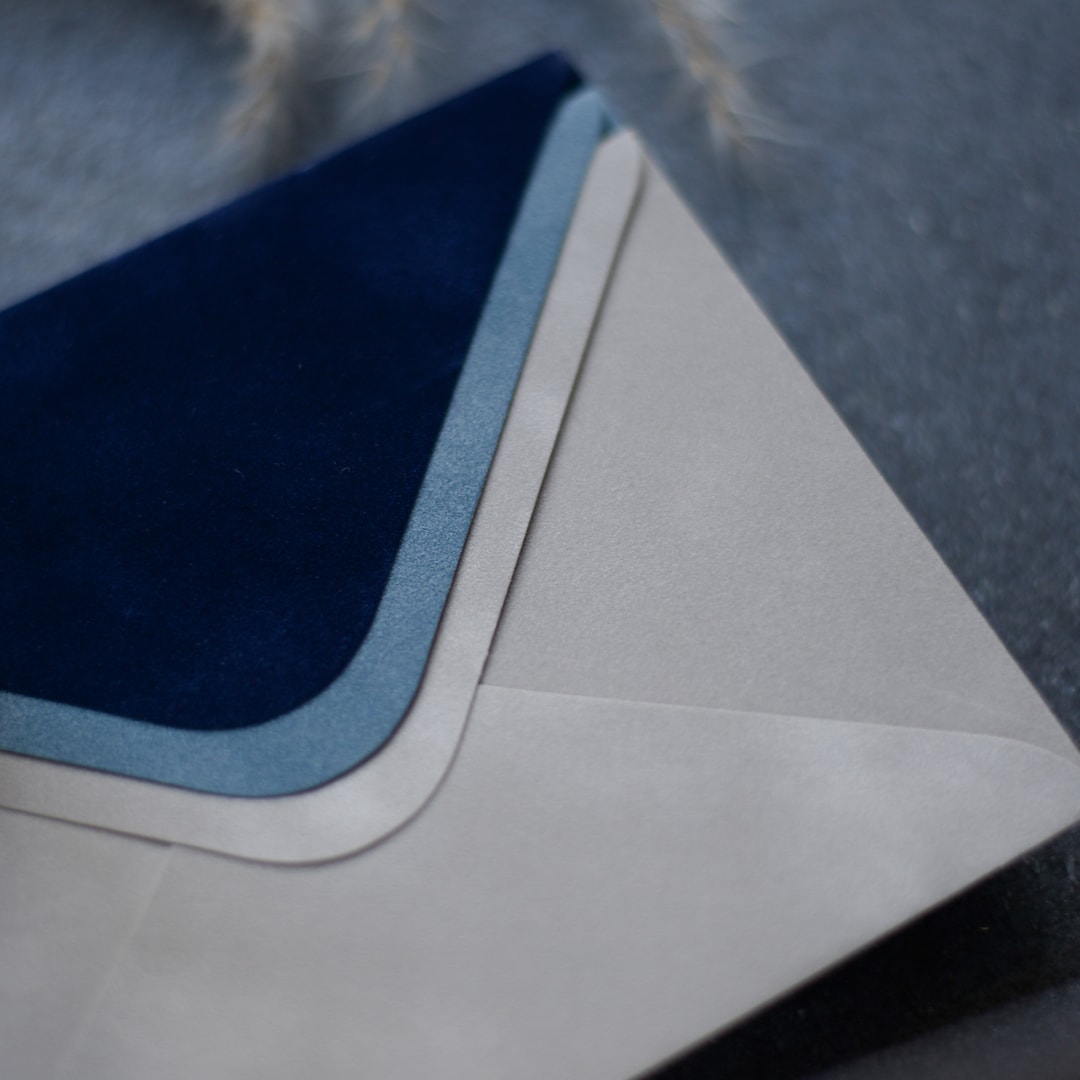 Baltic Sea Velvet Envelopes: Sample Pack of 3 / Wedding Envelope / Gift ...