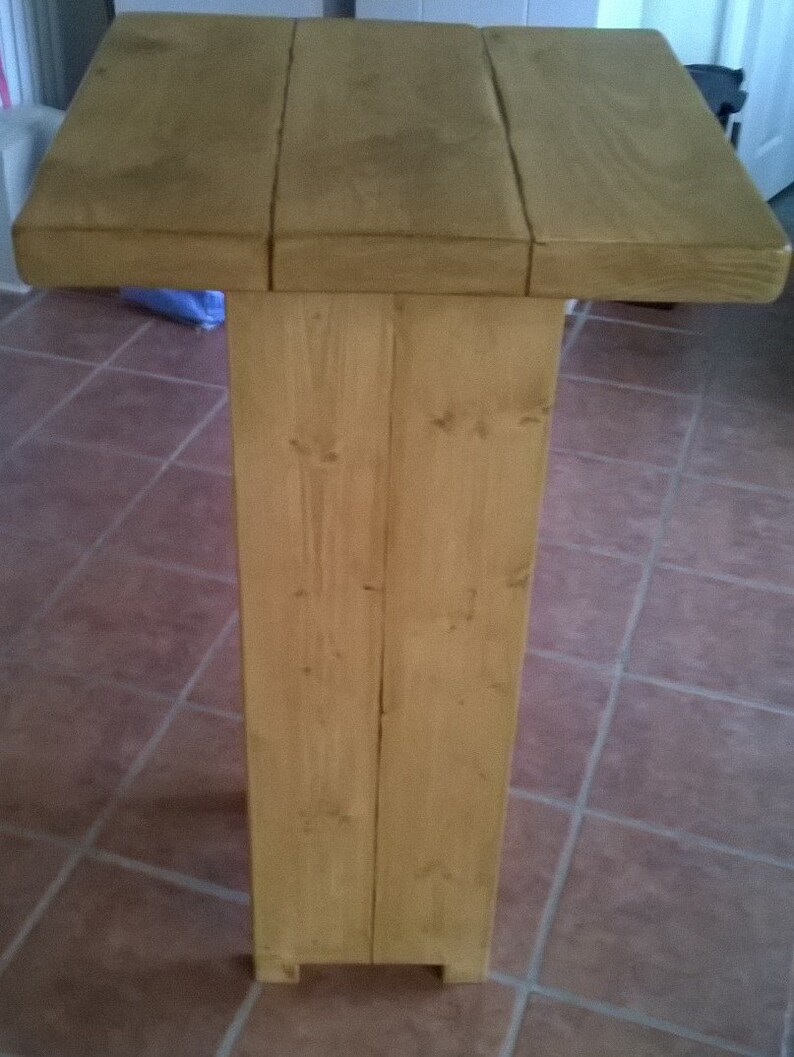 New Rustic Cafe Style Breakfast Bar Table/kitchen Table 039 - Etsy