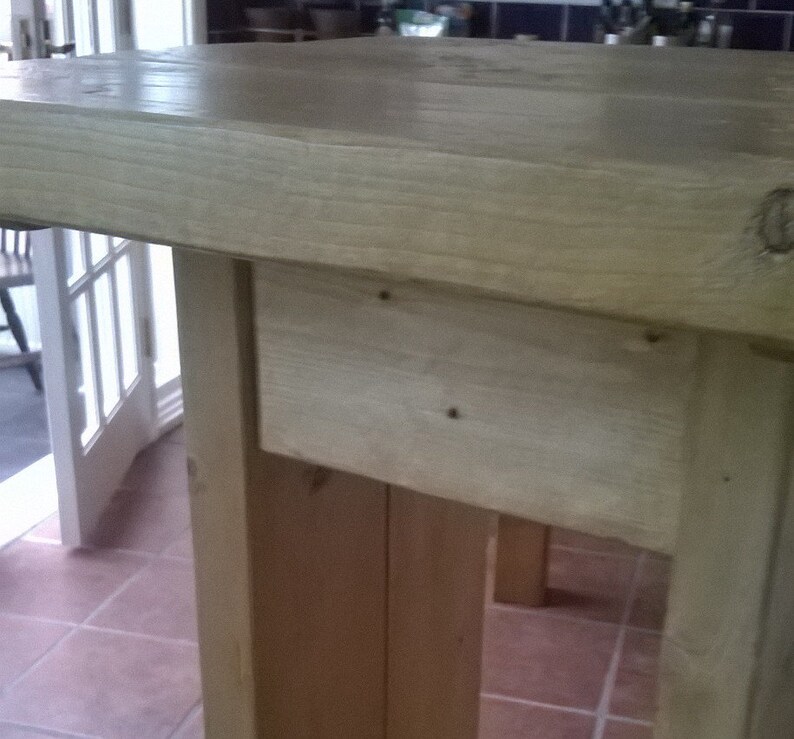 New Rustic Cafe Style Breakfast Bar Table/kitchen Table 039 - Etsy