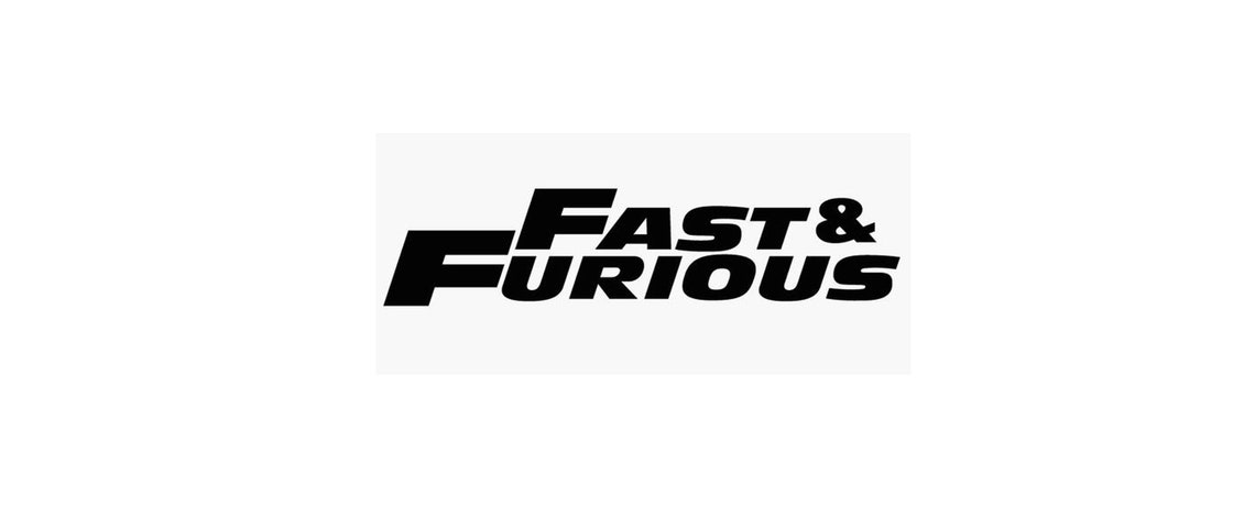 De Fast and Furious Logo Vinyl Sticker Auto's Racen | Etsy