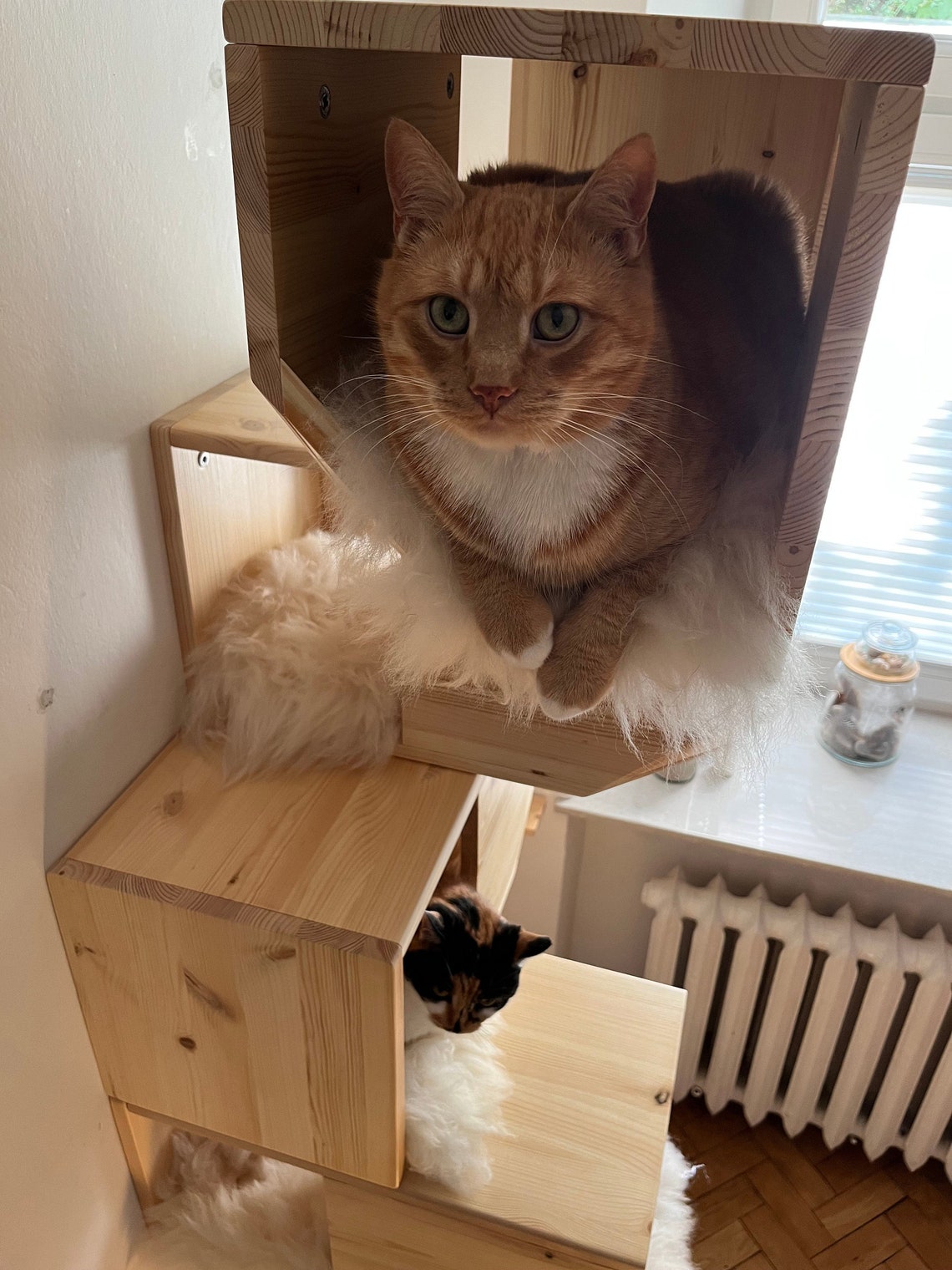 Wooden Modular Cat House - Etsy