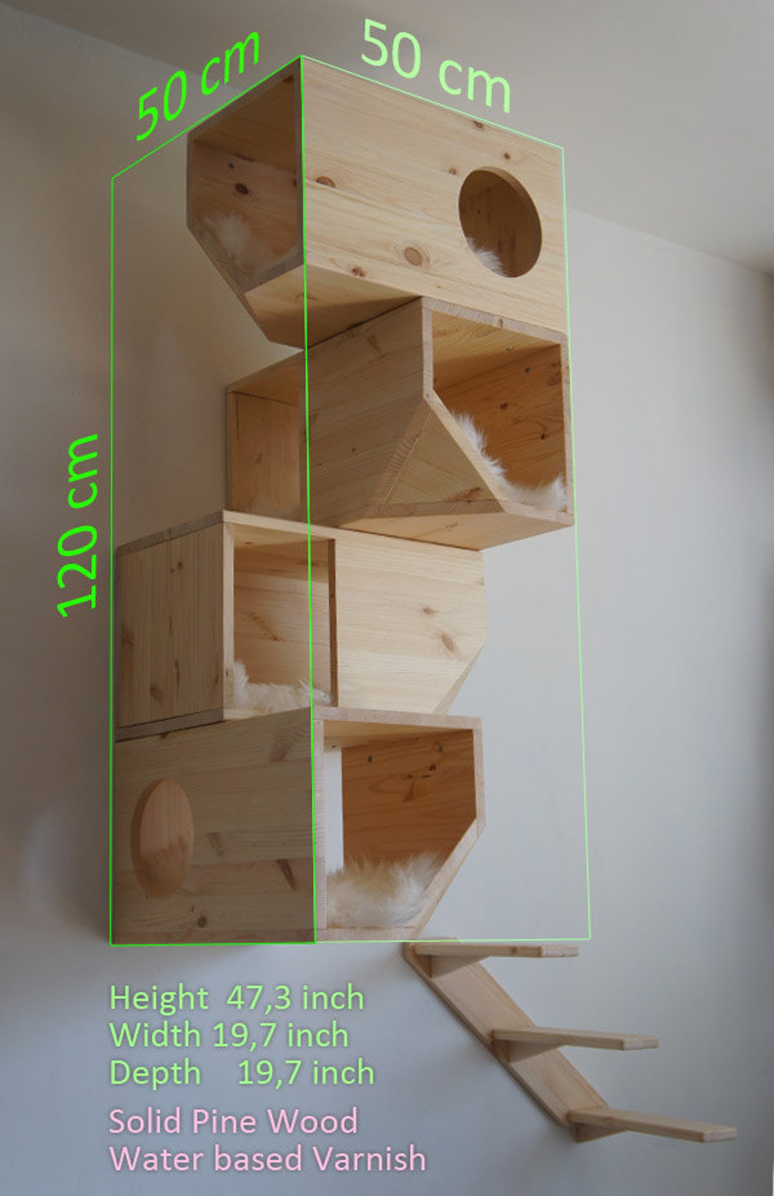 White Modular Cat House Etsy
