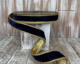 10 Yards, 1 Inch Wired Ribbon, Sprinkle Ribbon, Festive Ribbon, Wreath ...